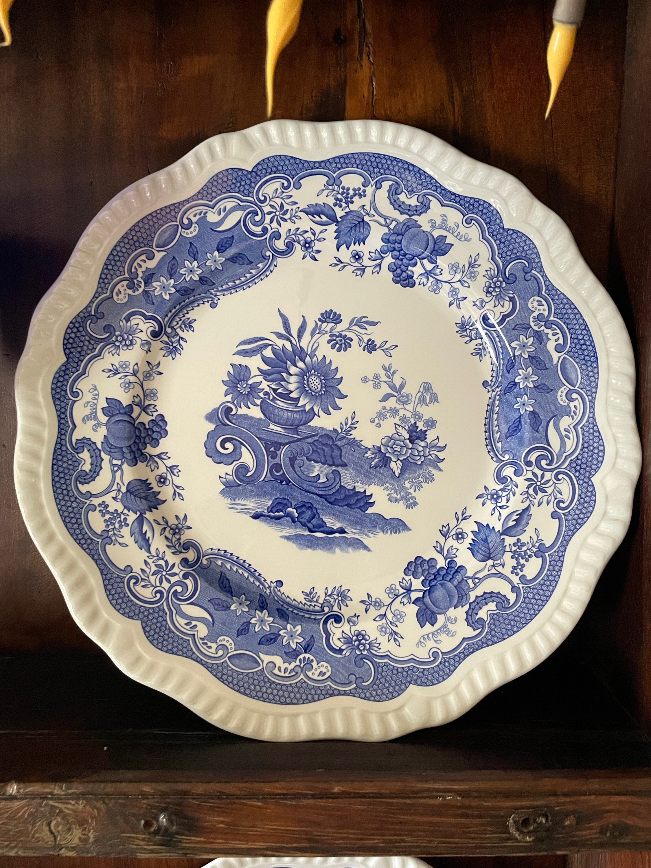 Spode Plates to Hang or Use - Regency Series - Sold Individually - Blue ...