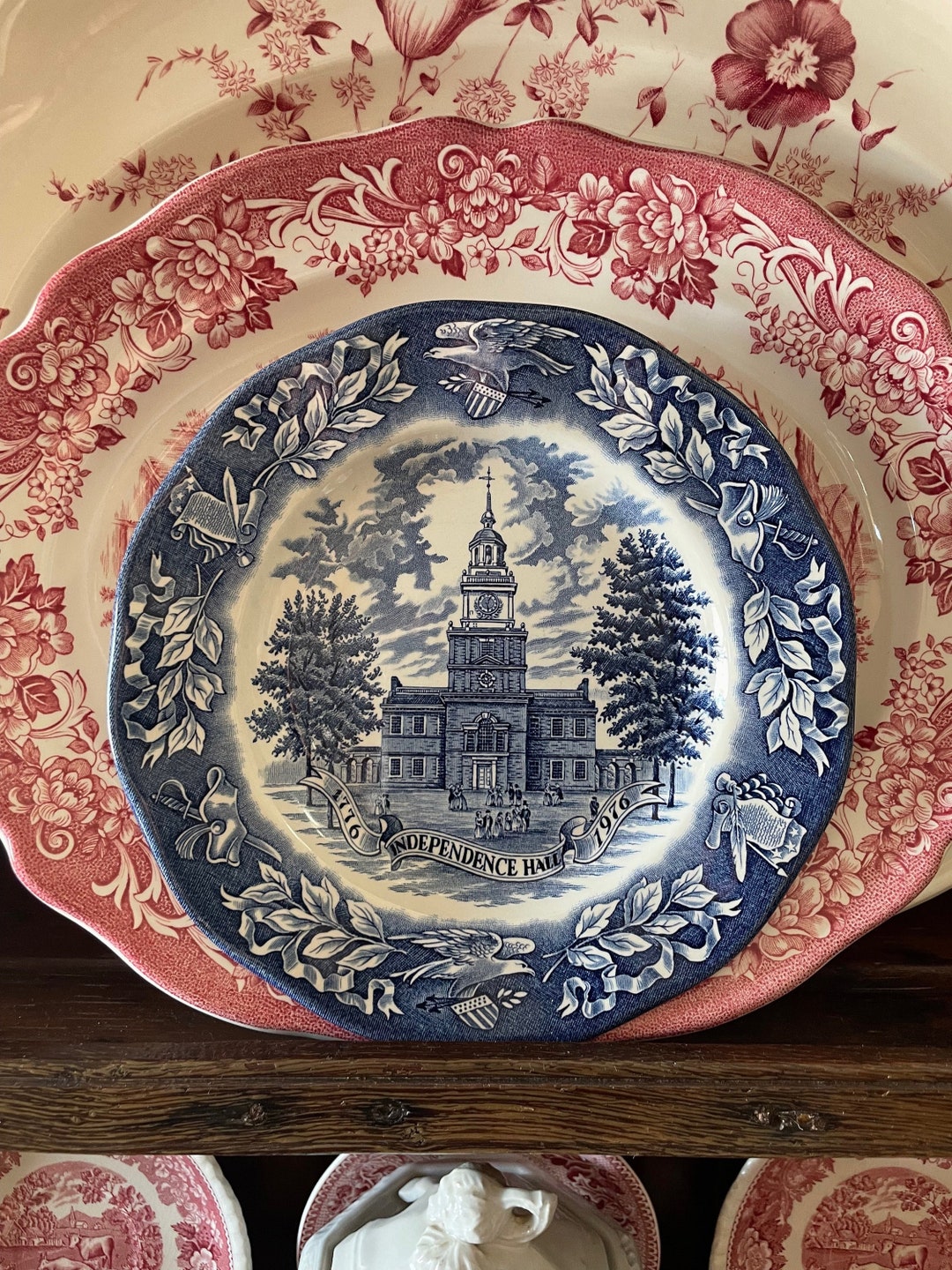 Independence Hall - Bicentennial Plate - 1776/1976 - Enoch Wedgwood ...