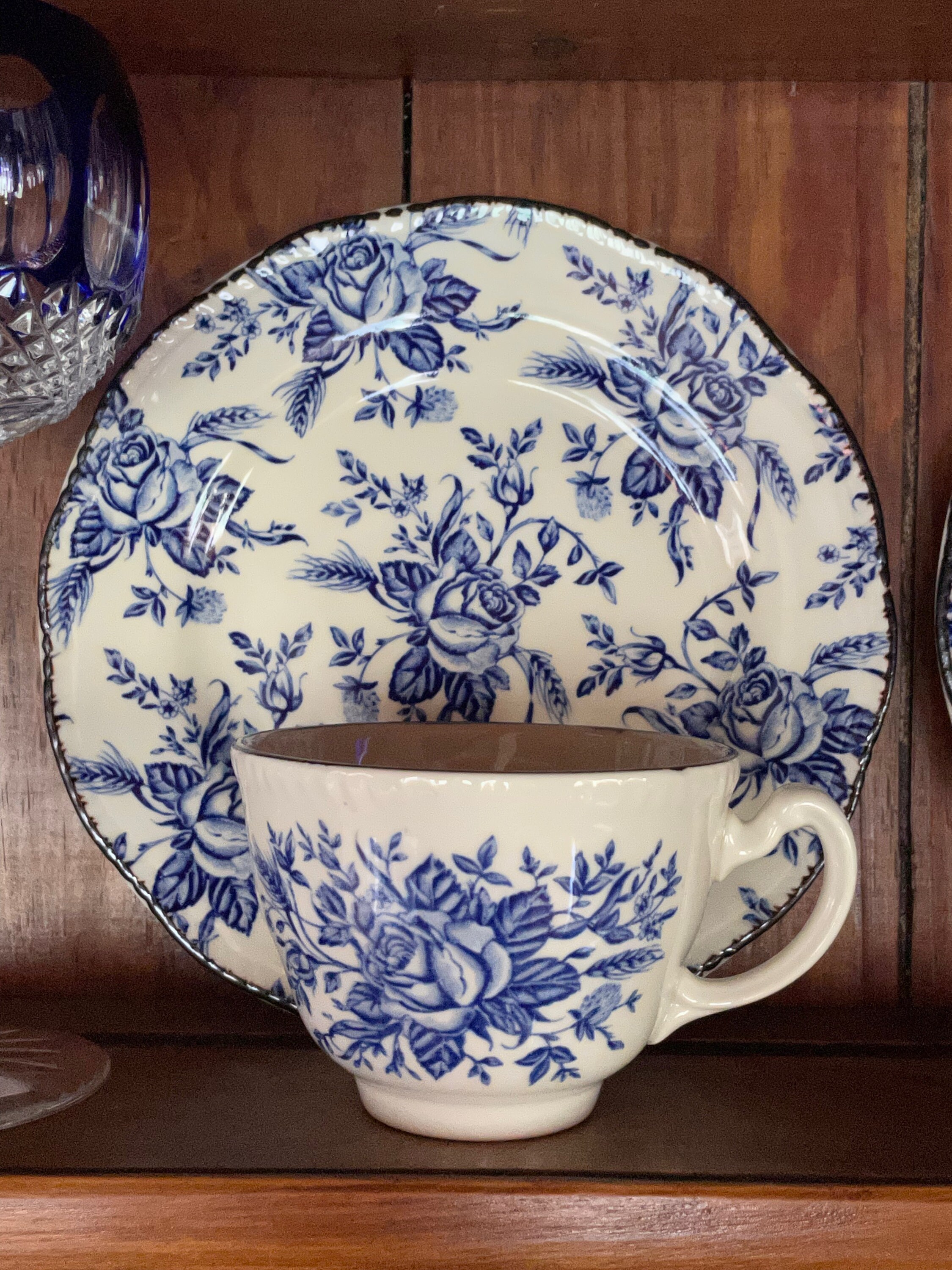 Colonial Rose Blue by Wood & Sons - Sold Individually - Etsy