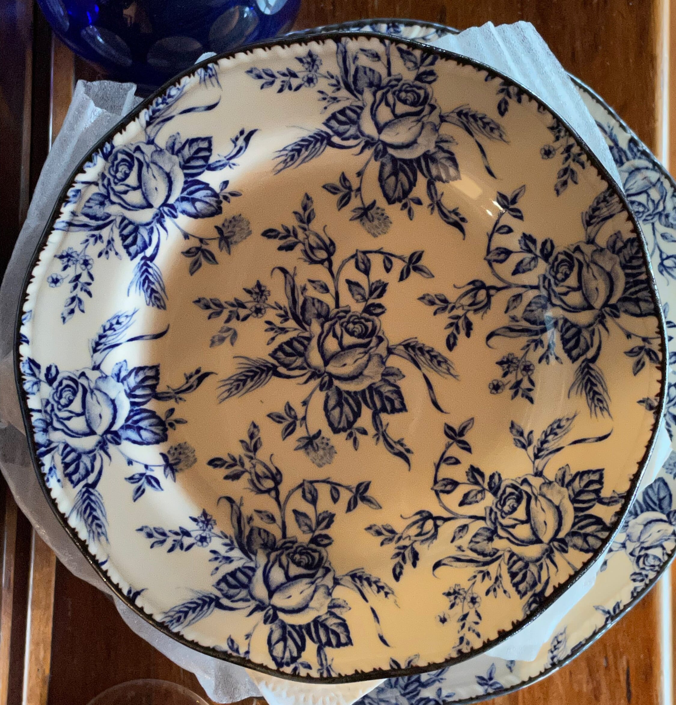 Colonial Rose Blue by Wood & Sons - Sold Individually - Etsy