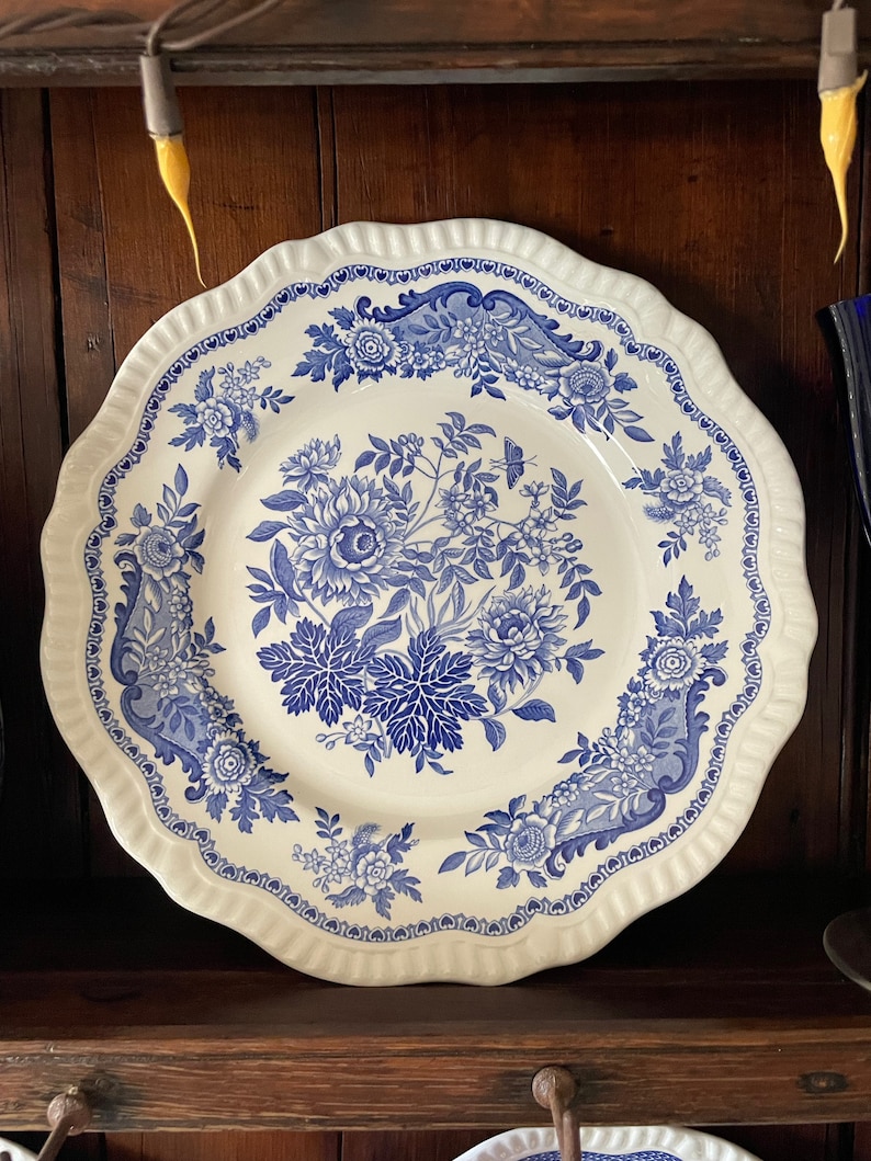 Spode Plates to Hang or Use - Regency Series - Sold Individually - Blue ...