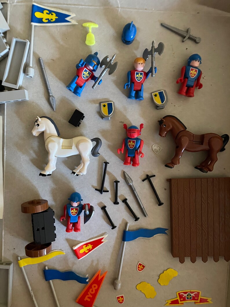 Complete Vintage Tyco Super Blocks Castle Set Regular Size - Etsy