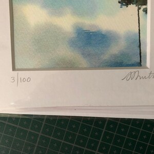 Watercolor Print - Pandanus Beach Wynnum - Australia - Limited Edition ...