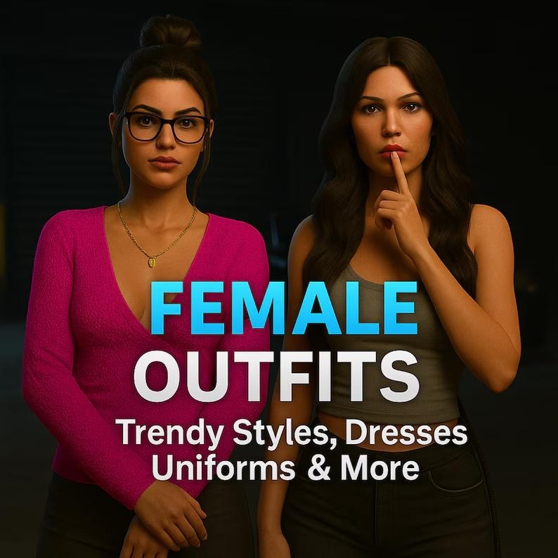 Fivem Male & Female Clothing Bundle | 60K+ Outfits, Hairstyles ...