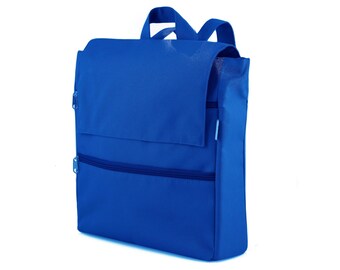 Blue Canvas Backpack - Etsy