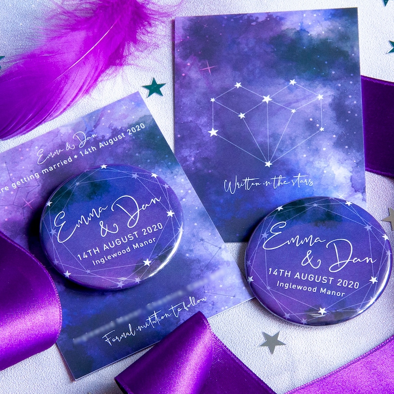 Galaxy Save the Date - Etsy