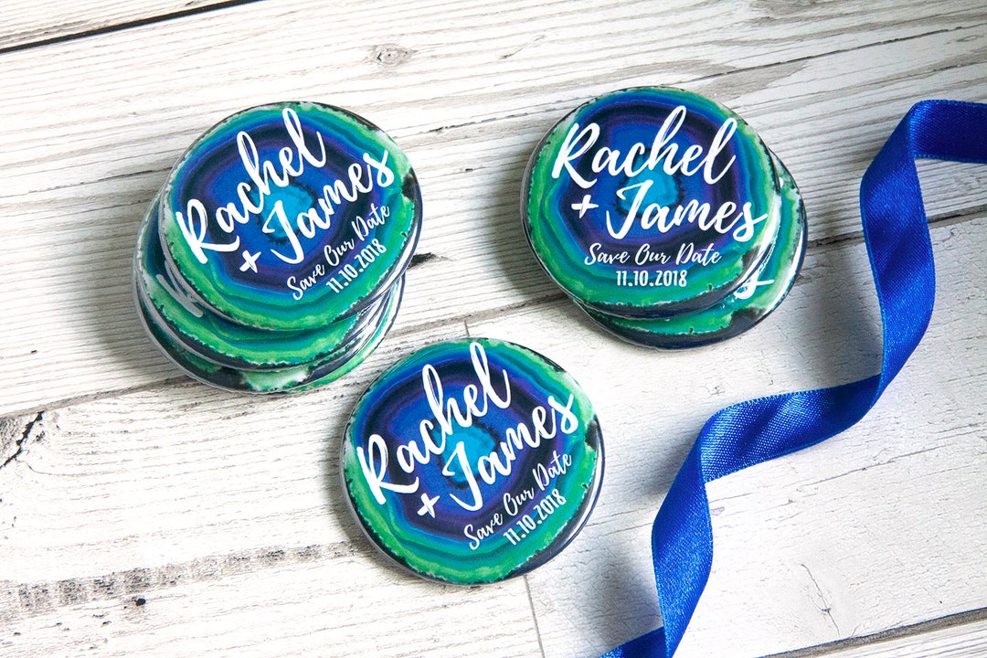 AGATE / GEODE SLICE Save the Date Magnets - Etsy