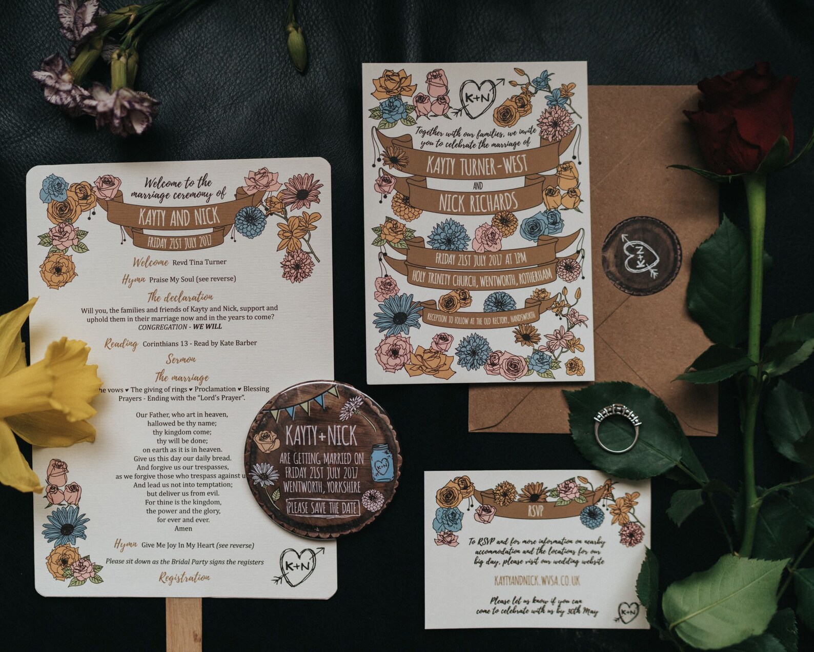 WHIMSICAL WOODLAND Wedding Invitation - Etsy UK