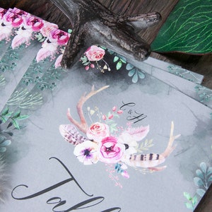 ENCHANTED FOREST Table Numbers / Seating Plan - Etsy