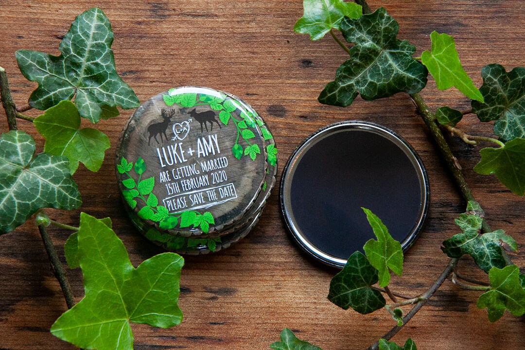 WOODLAND HOPS Design Save the Date 58mm Magnets - Etsy