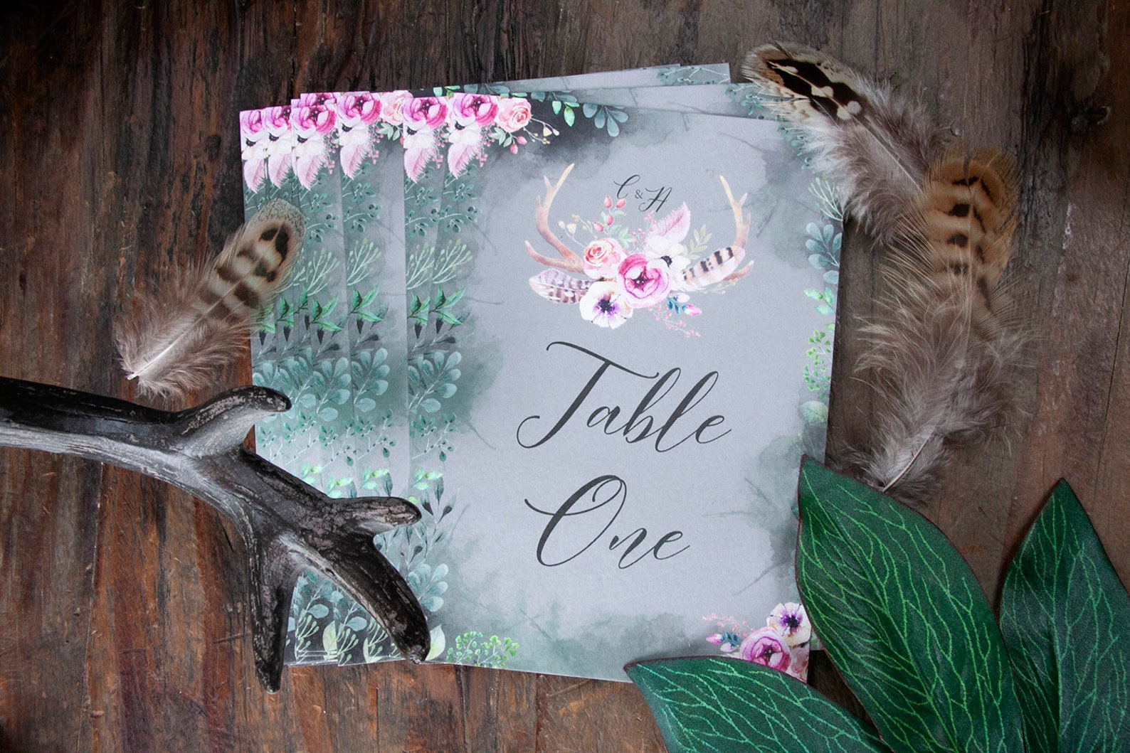 ENCHANTED FOREST Table Numbers / Seating Plan - Etsy UK