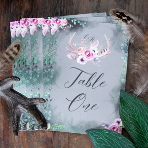 ENCHANTED FOREST Table Numbers / Seating Plan - Etsy UK