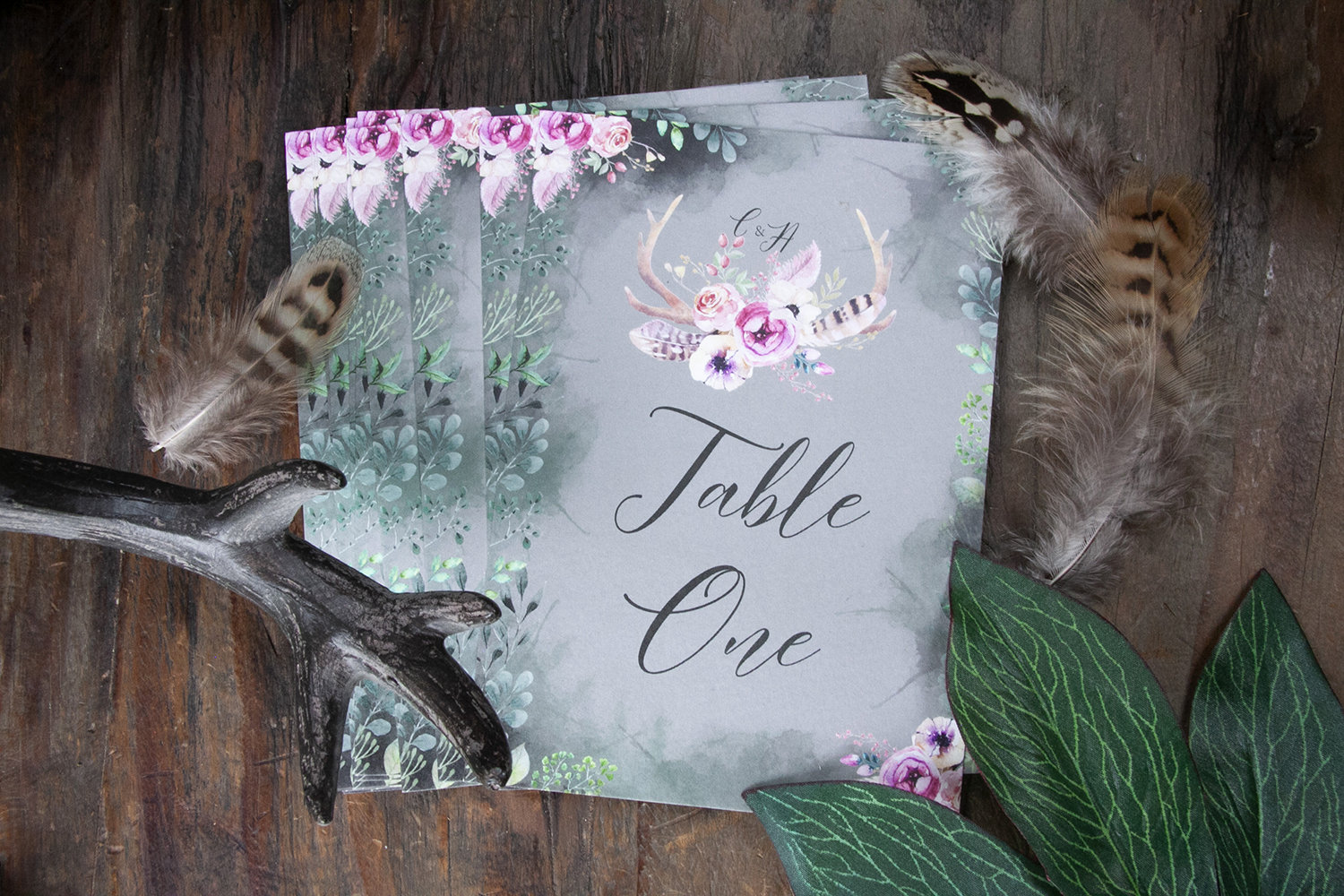 ENCHANTED FOREST Table Numbers / Seating Plan - Etsy UK