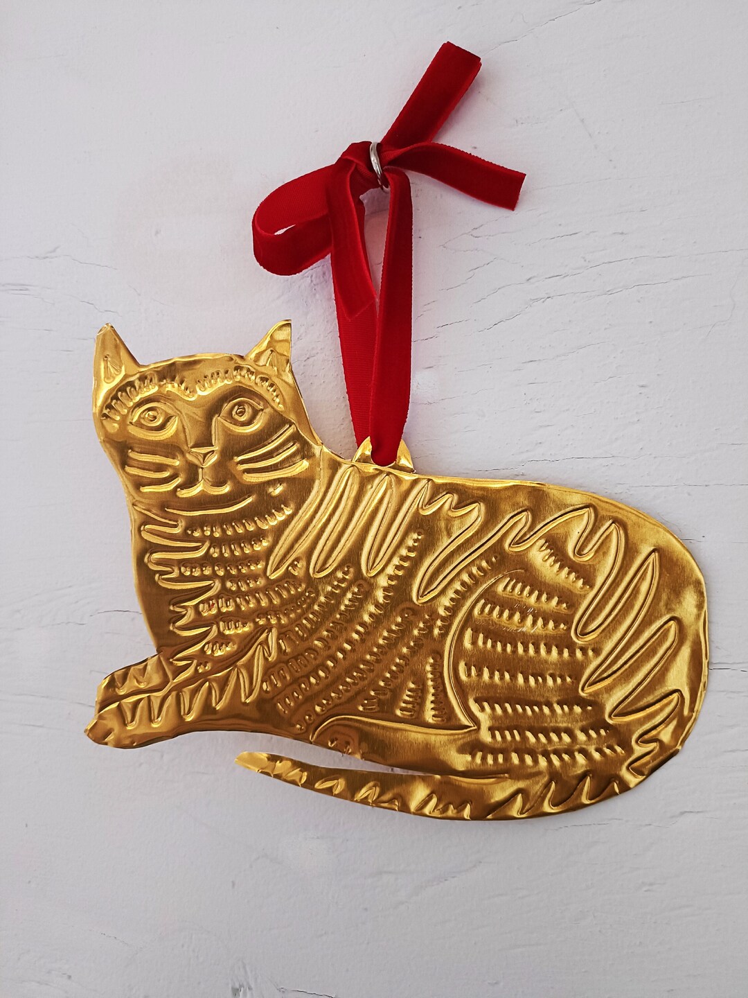 Cat Foil Decoration - Etsy UK