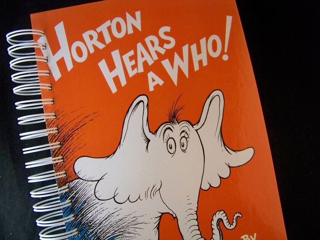 Horton Hears a Who Seuss Classic Blank Book Journal Notebook - Etsy