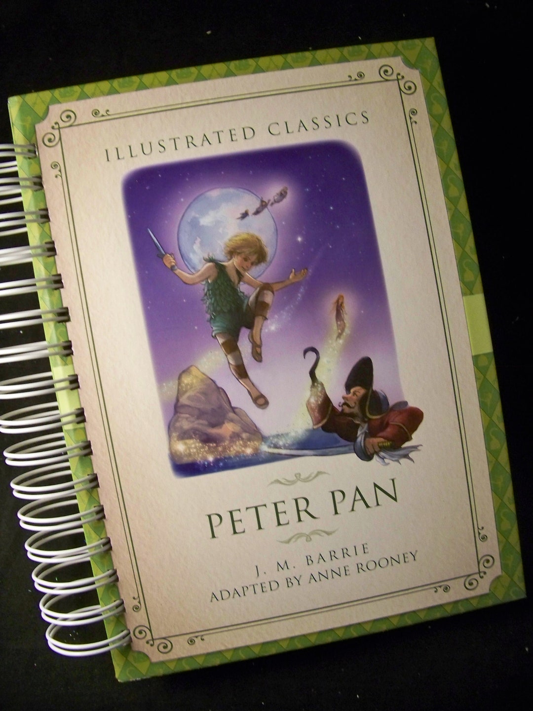 Peter Pan Blank Book Journal Diary Planner Notebook Spiral Binding ...