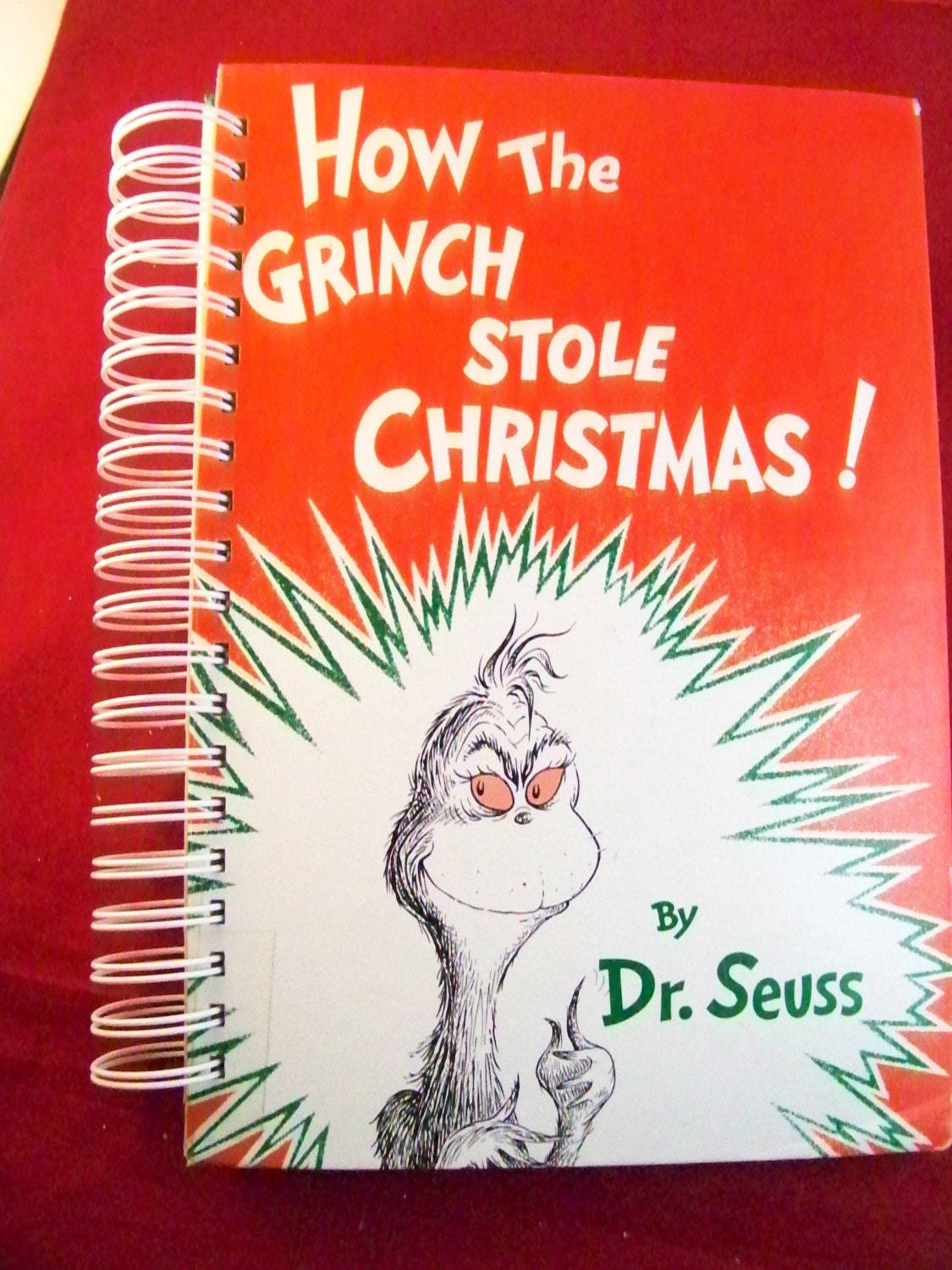 How the Grinch Stole Christmas Blank Journal Book Diary - Etsy