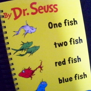 Seuss One Fish Two Fish Blank Book Journal Diary Planner - Etsy