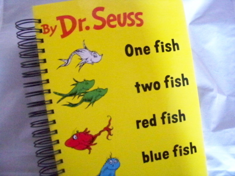 Seuss One Fish Two Fish Blank Book Journal Diary Planner - Etsy