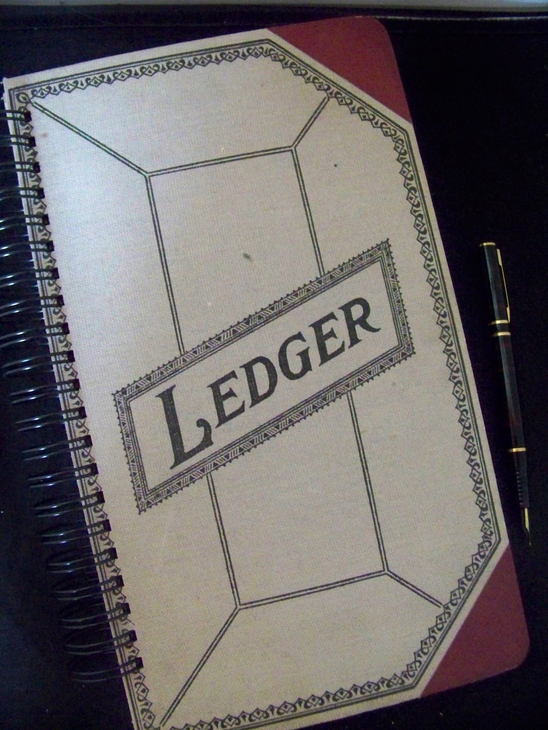 Journal Ledger Blank Book Shopkeepers Bookkeeping Accounts Notebook ...