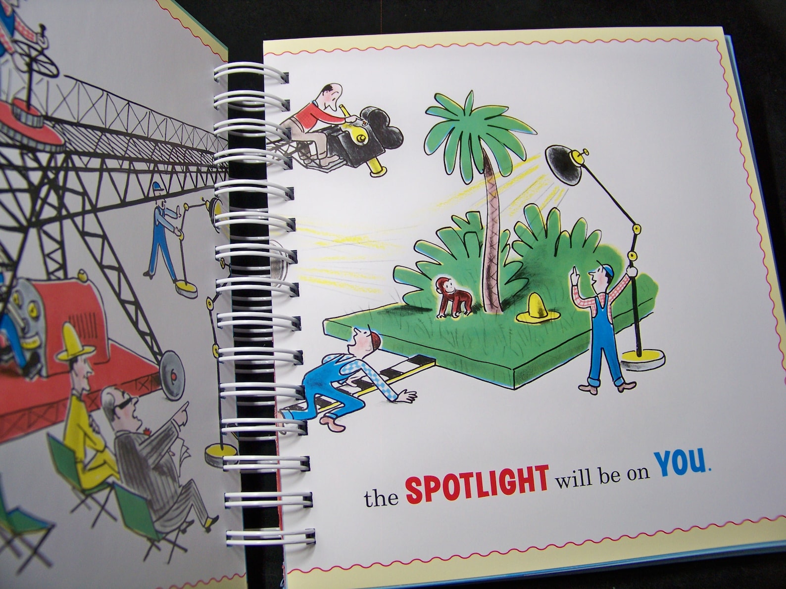 Graduation Keepsake Curious George Book Journal Altered Book Scrapbook ...