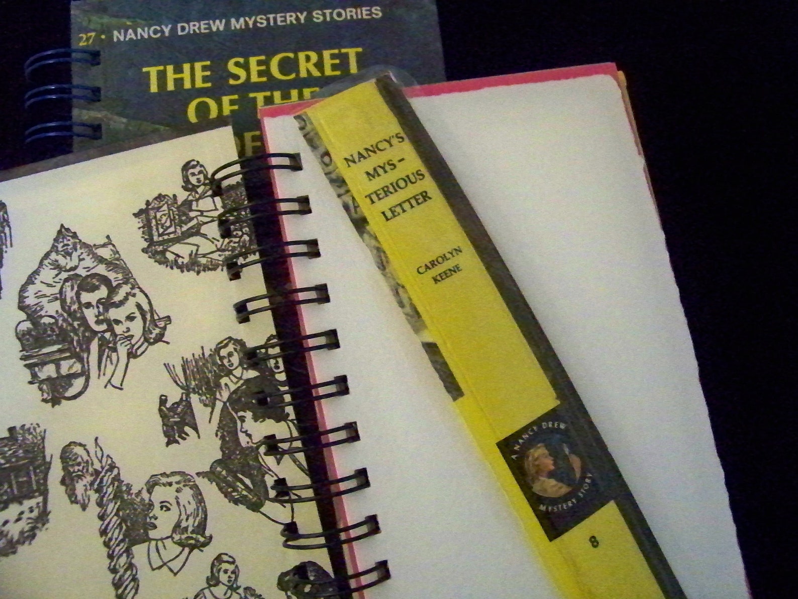 Nancy Drew Classics Book Journals Diary Planner Notebook Altered Book ...