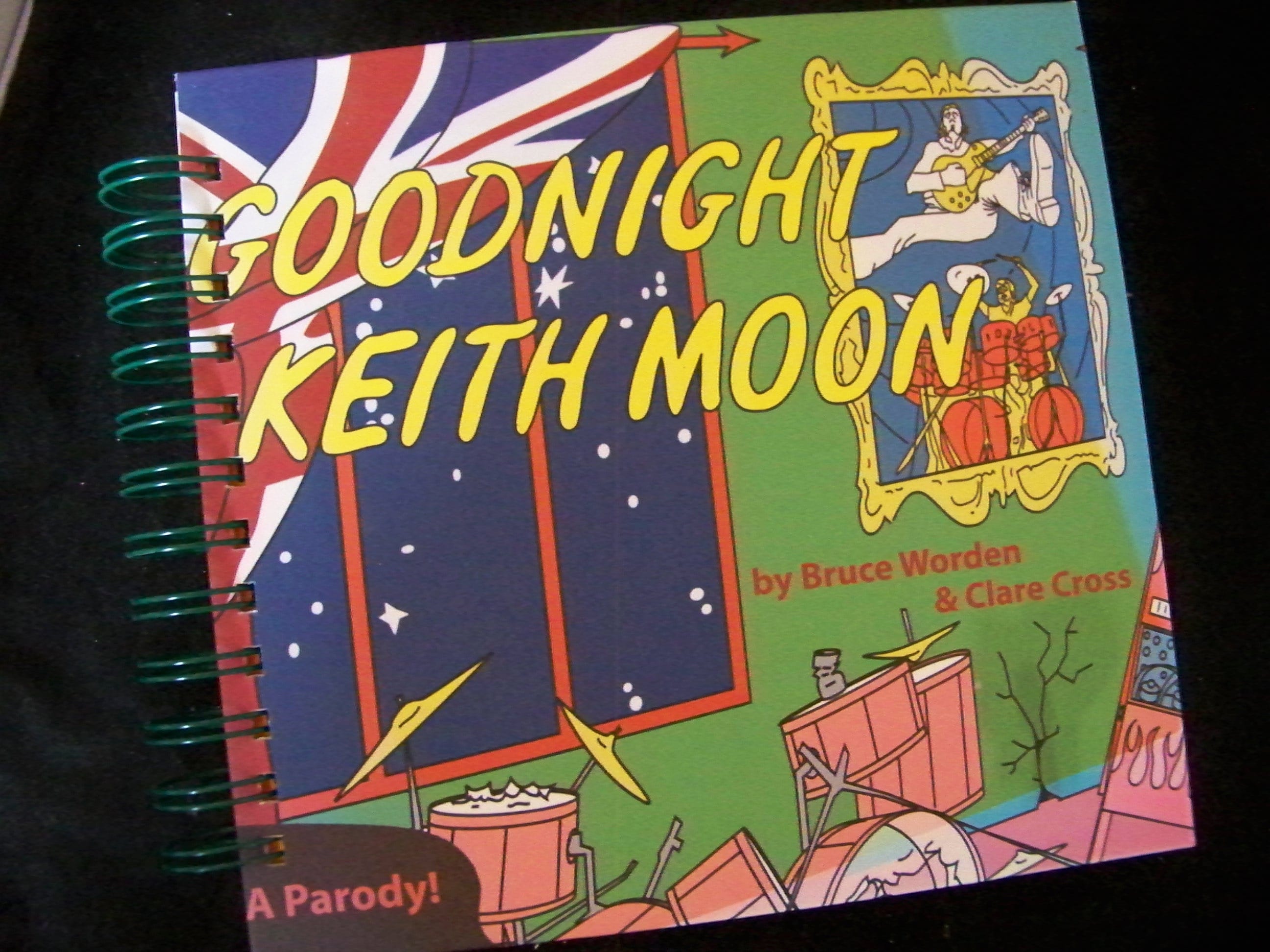 Parody Goodnight Keith Moon Blank Journal Notebook Rock and Roll the ...