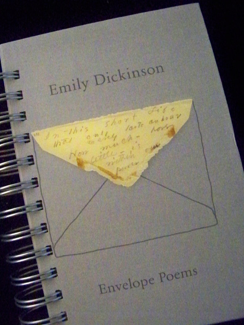 Emily Dickinson Envelope Poems Blank Book Journal Diary Planner Altered ...