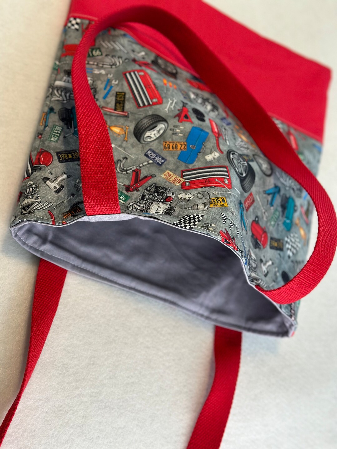 Mechanic Themed Tote Bag - Etsy