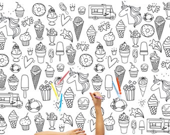 Extra Large Coloring Poster - Etsy