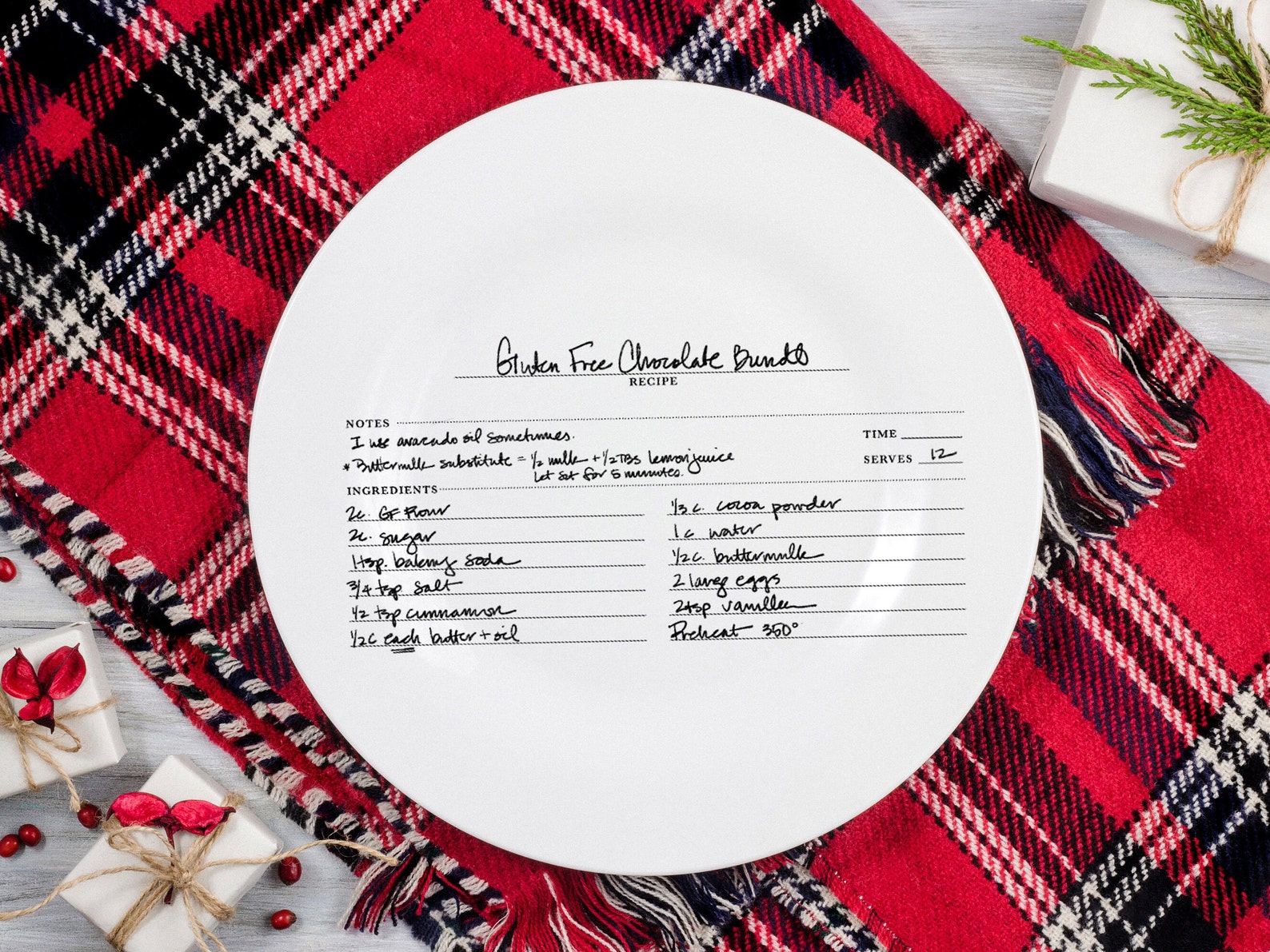 Family Recipe Plate Custom Recipe Plate Handwritten Recipe - Etsy