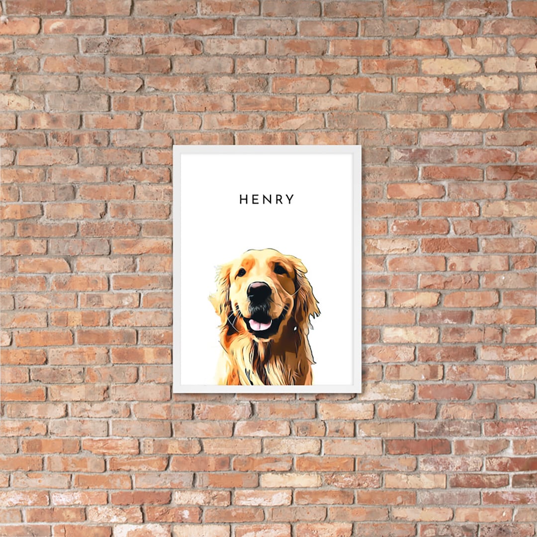 Custom Pet Portrait // Digital Art Pet Commission // Custom Pet Picture ...