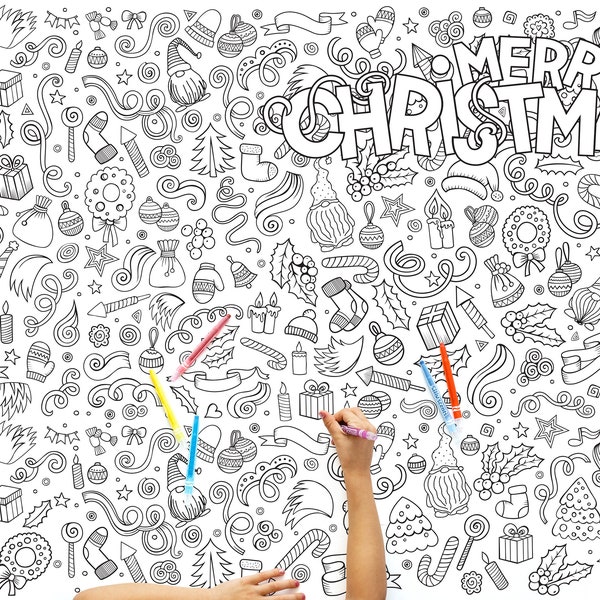 Extra Large Coloring Sheet - Etsy