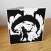 Silhouette Greetings Card St George and the Dragon No.1 - Etsy