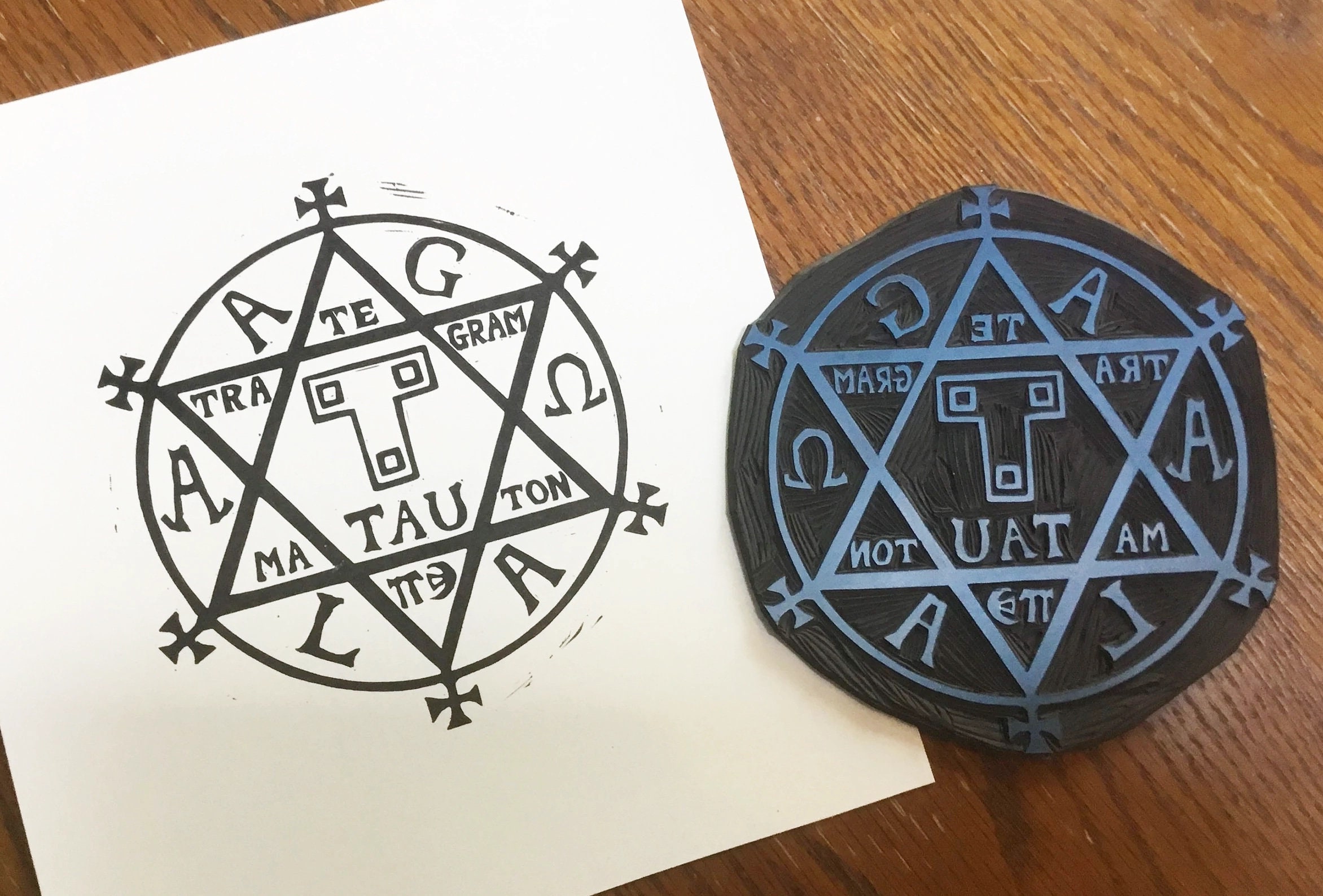 Hexagram of Solomon - Magickal Occult Print - Etsy