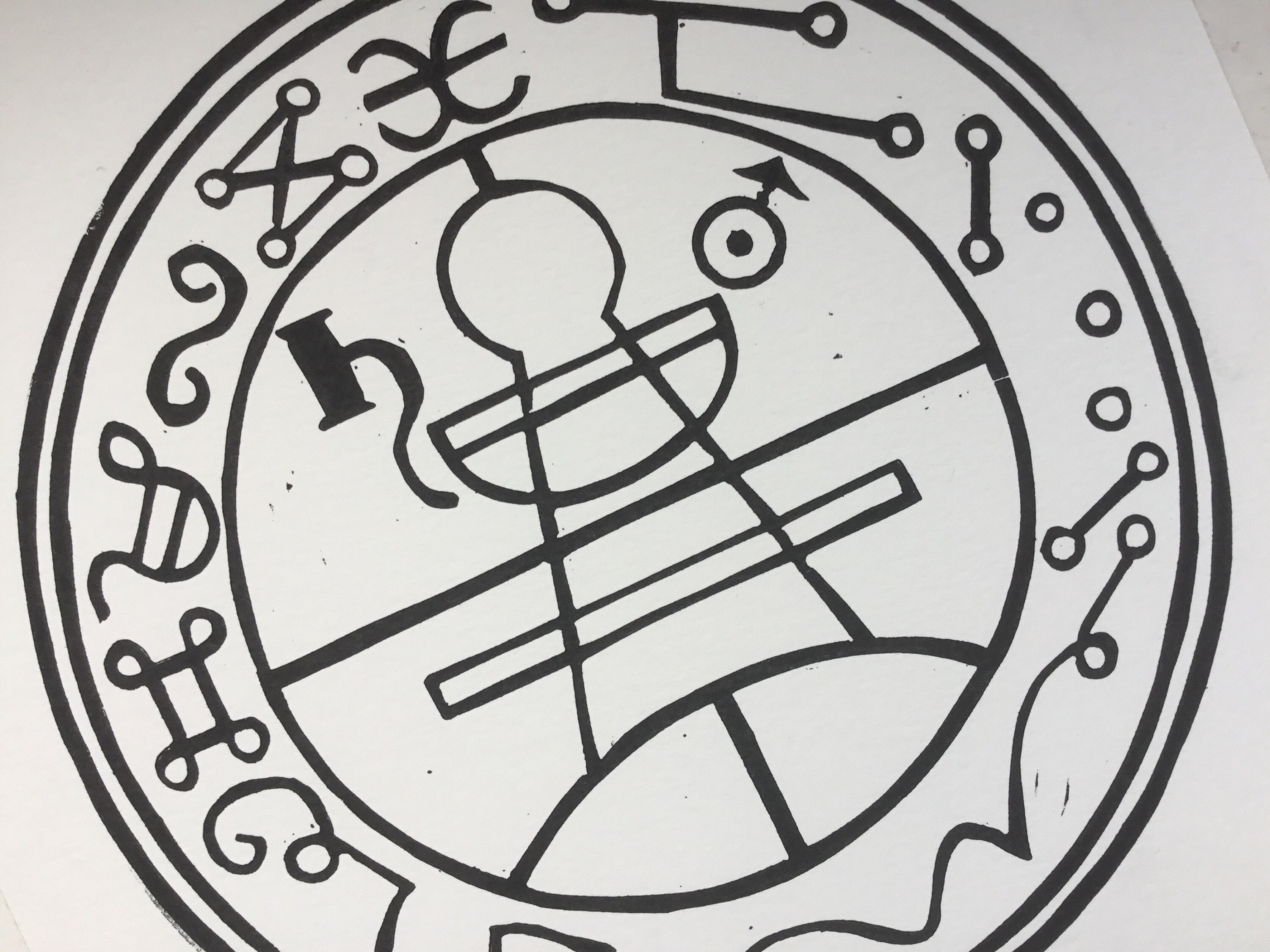 The Secret Seal of Solomon - Magickal Occult Print - Etsy