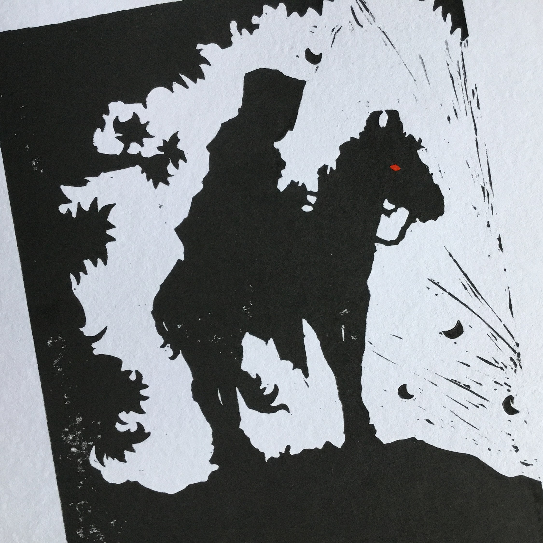 Black Rider Tolkien Painting