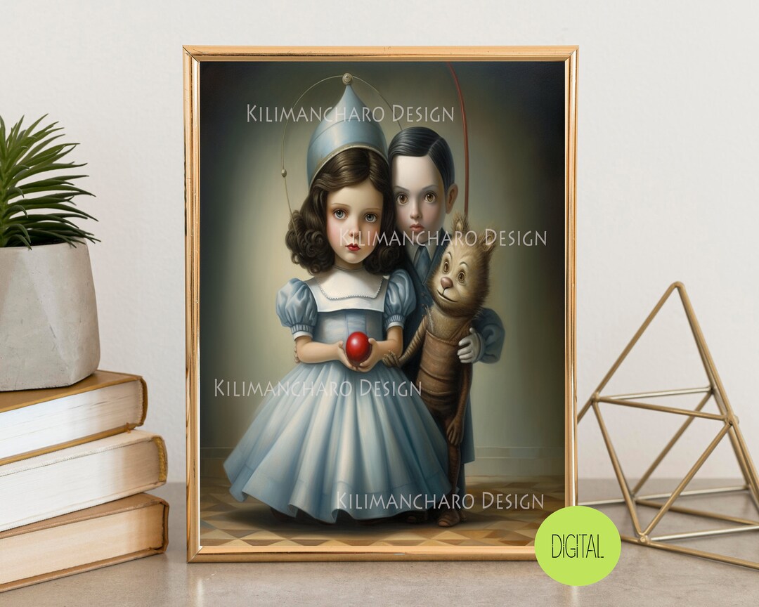 Trusted Friends | Low Brow Printable Wall Art | Pop Surrealism ...
