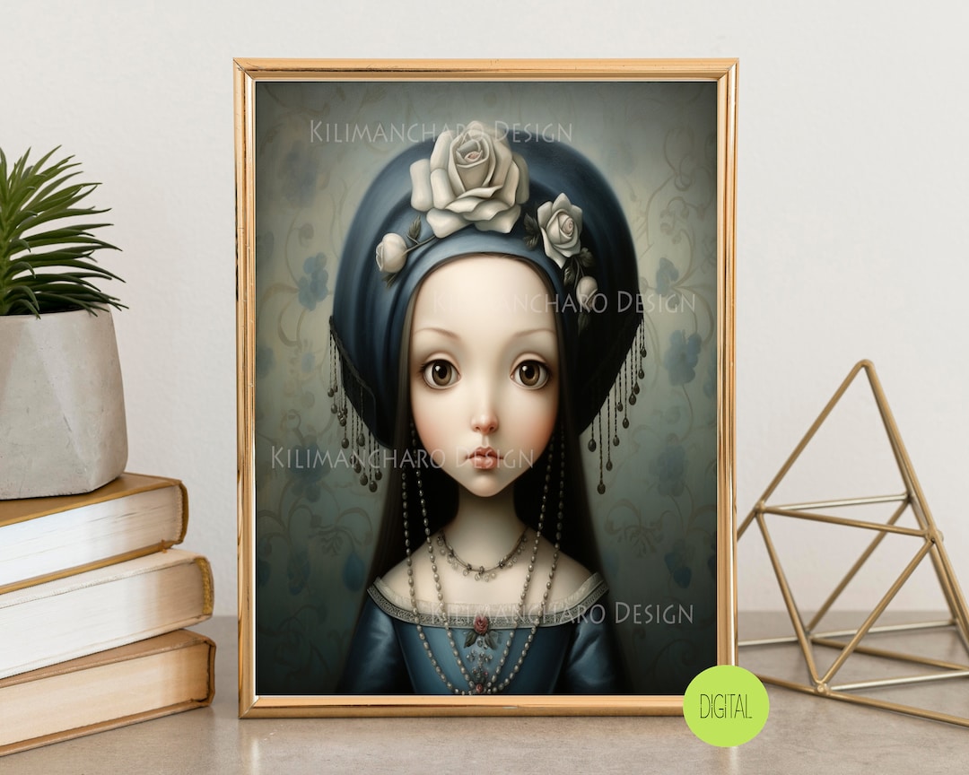 Anne Boleyn | Low Brow Printable Wall Art | Modern Printable Wall Art ... Anne Boleyn | Low Brow Printable Wall Art | Modern Printable Wall Art ...