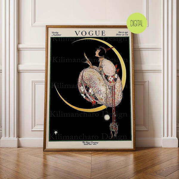 Vogue Poster Vintage - Etsy UK