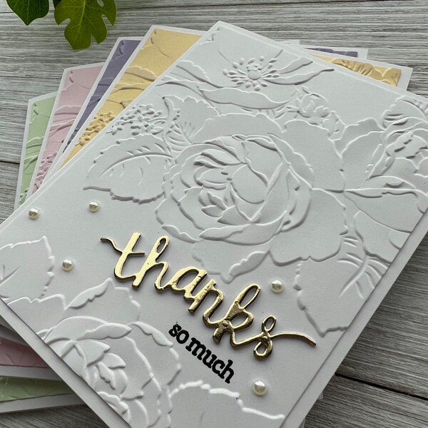 Embossed Thank You - Etsy