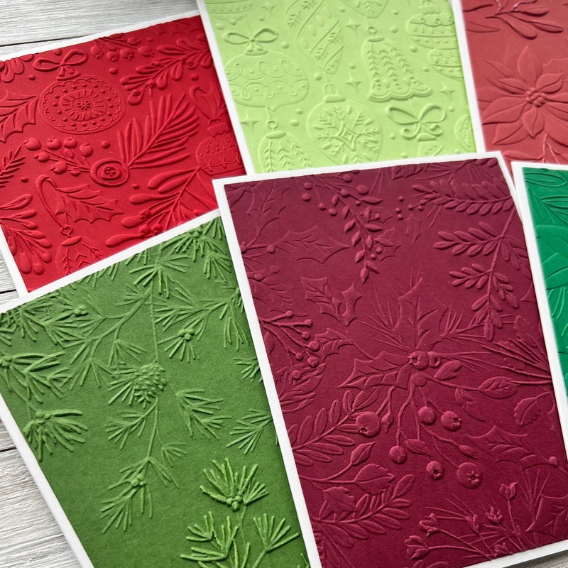 Embossed Cards - Etsy