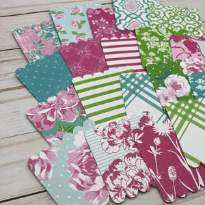 Assorted Note Cards - Set of 20 Mini Scalloped Notecards ~ 3x3 Blank ...