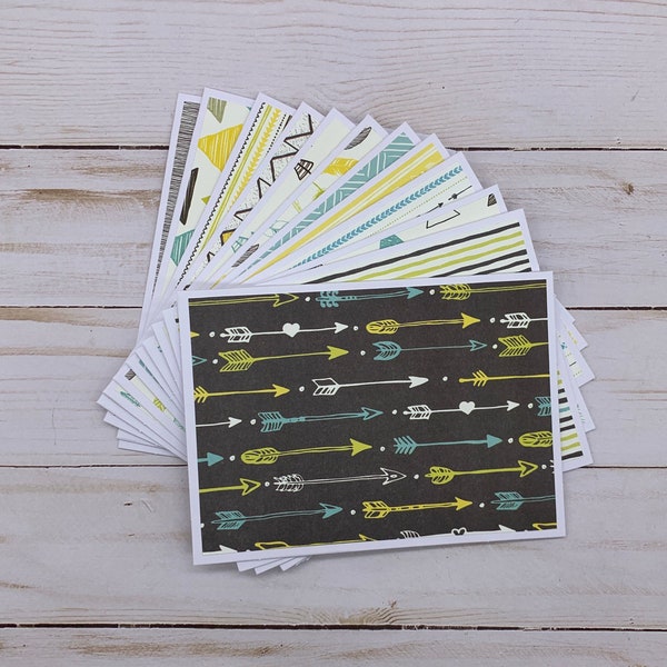 Arrow Note Cards - Etsy