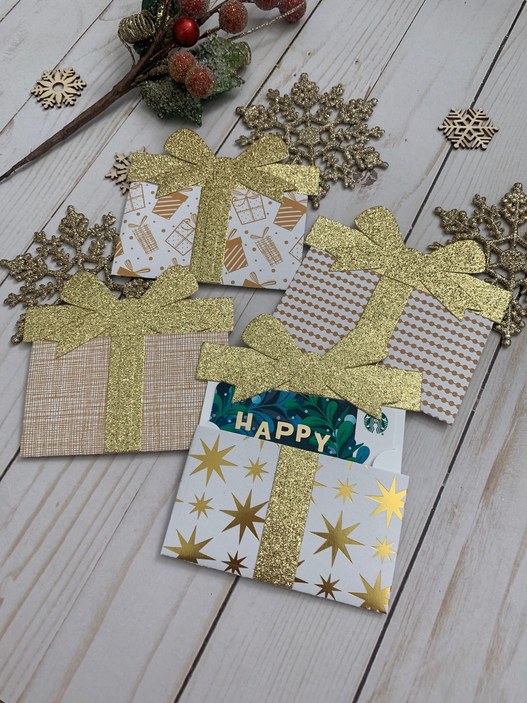 Christmas Gift Card Holders - Holiday Presents Gift Card or Money ...