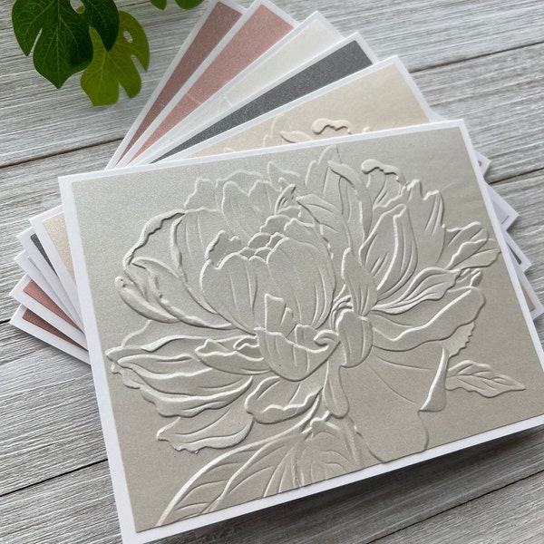 Embossed Cards - Etsy