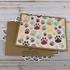 Handmade Note Cards Set of 6 ~ Thank You ~ Pet Lover ~ Cats and Dogs ...