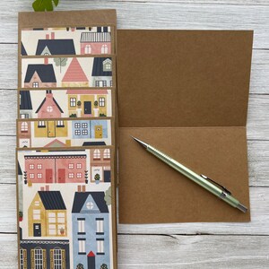 Note Cards Set of 6 ~ Welcome Home ~ Houses ~ Congratulations ~ Thank ...