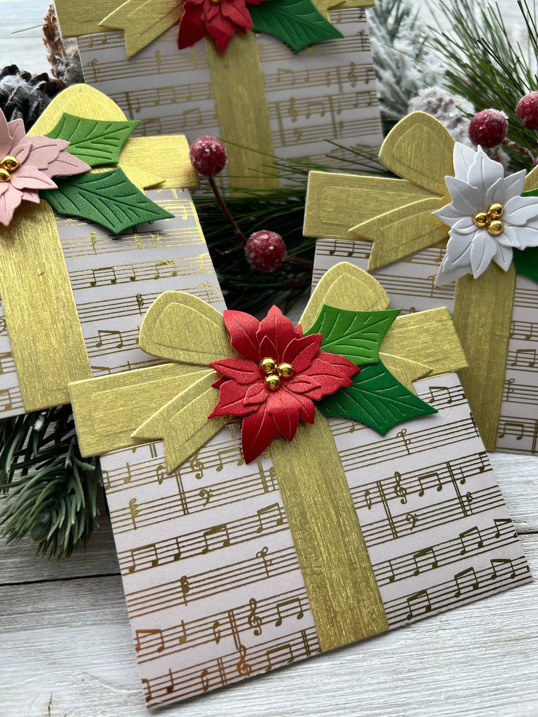 Handmade Christmas Gift Card Holders - Holiday Presents Gift Card or ...