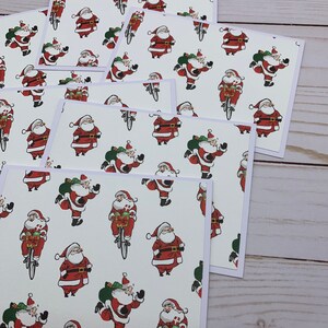 Handmade Note Cards Set of 6 ~ All Occasion ~ Jolly Santa Claus ...